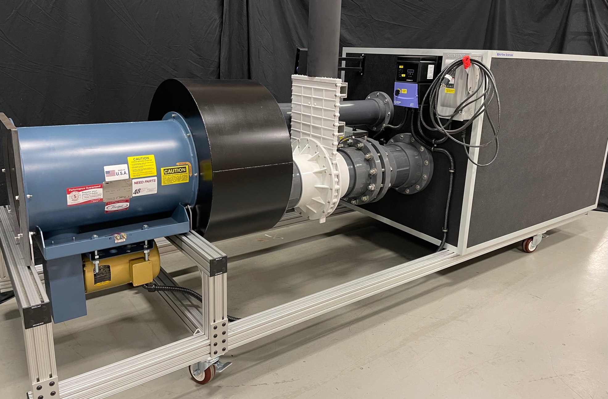 AMCA/ASHRAE Flow Tunnels - Airflow Sciences Equipment